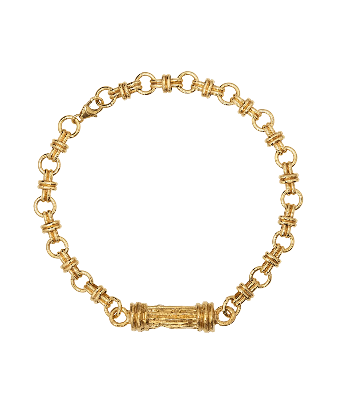 The Founding Pillar Bracelet | 24kt Gold Plated | Alighieri Jewellery